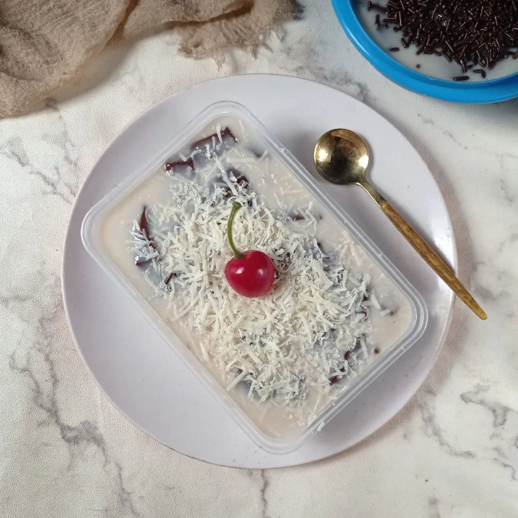 Resep Jelly Coklat Vla Vanila Sederhana Rumahan Di Yummy App