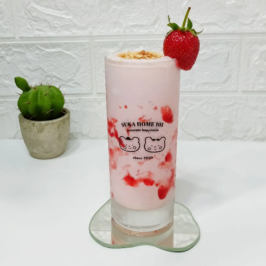 Resep Strawberry Cheesecake Drink Sederhana Rumahan Di Yummy App