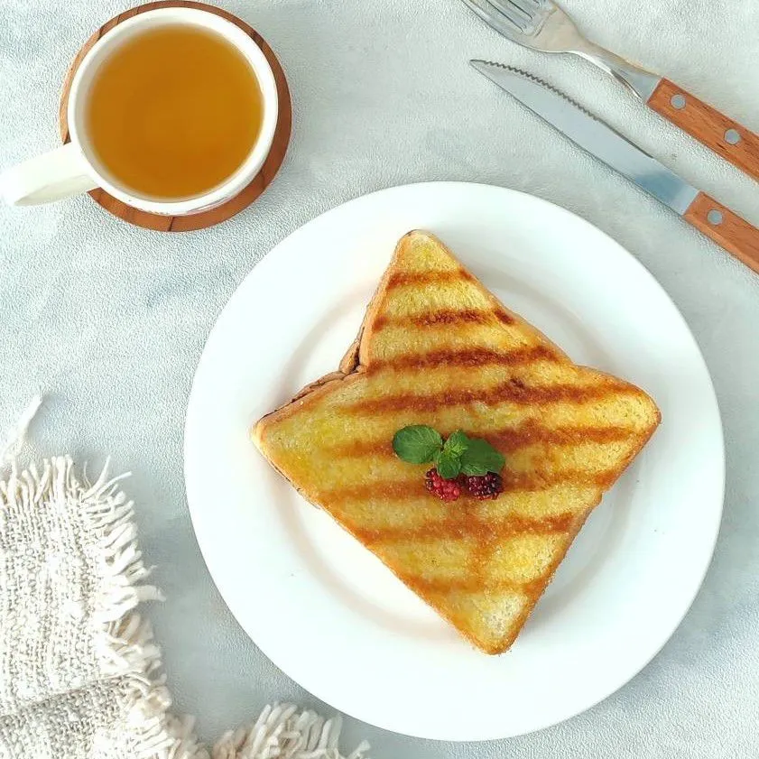 Resep Roti Panggang Karamel Coklat Keju Sederhana Rumahan Dari Laila Fitria