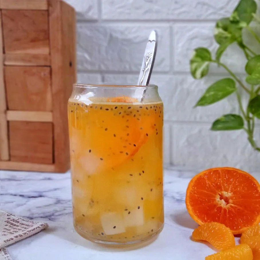 Resep Wedang Jeruk Honey Murcot Selasih Sederhana Rumahan Di Yummy App