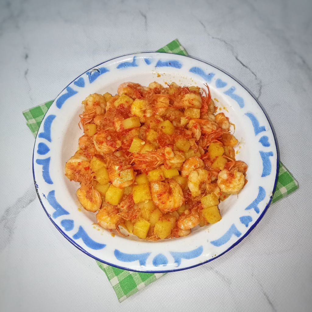 Resep Udang Kentang Masak Pedas Sederhana Rumahan di Yummy App