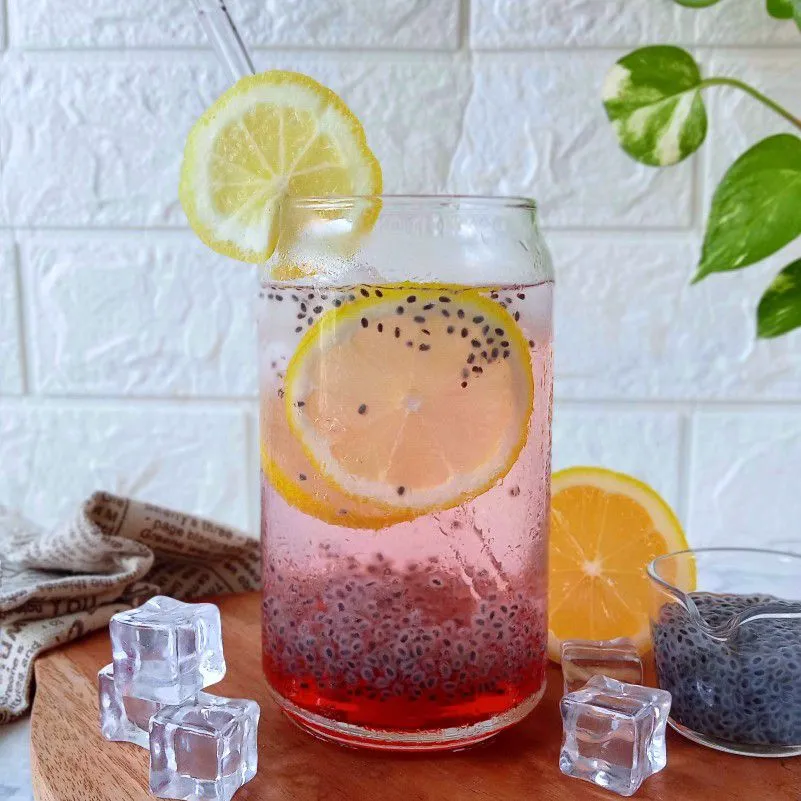 Resep Es Lemon Selasih Sederhana Rumahan Di Yummy App