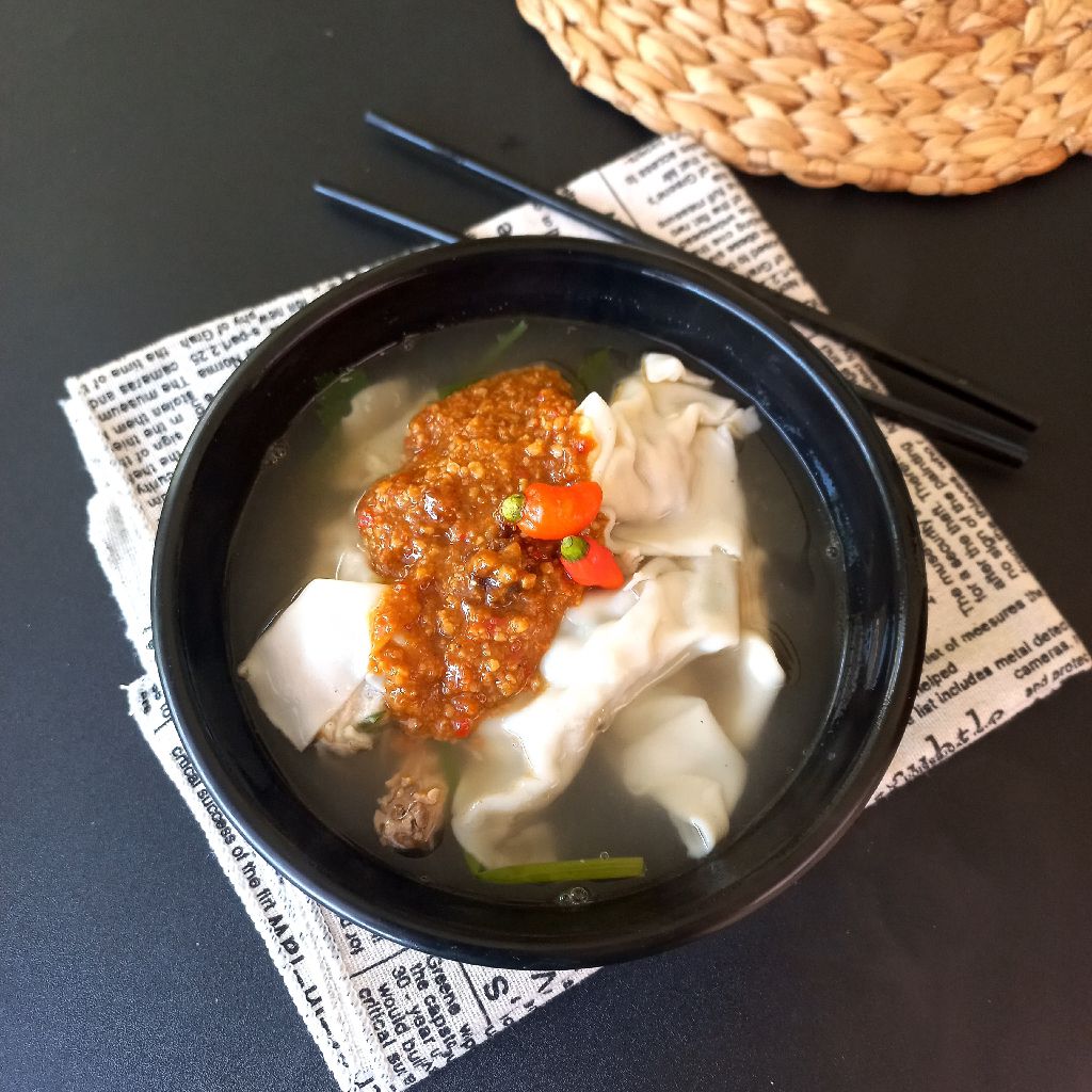 Resep Pangsit Ayam Basah Sambal Kacang Sederhana Rumahan di Yummy App