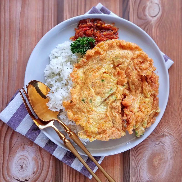 Resep Telur Dadar Kribo Sederhana Rumahan di Yummy App