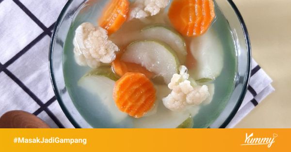 Resep Bening Timun Kembang Kol Wortel Sederhana Rumahan Di Yummy App