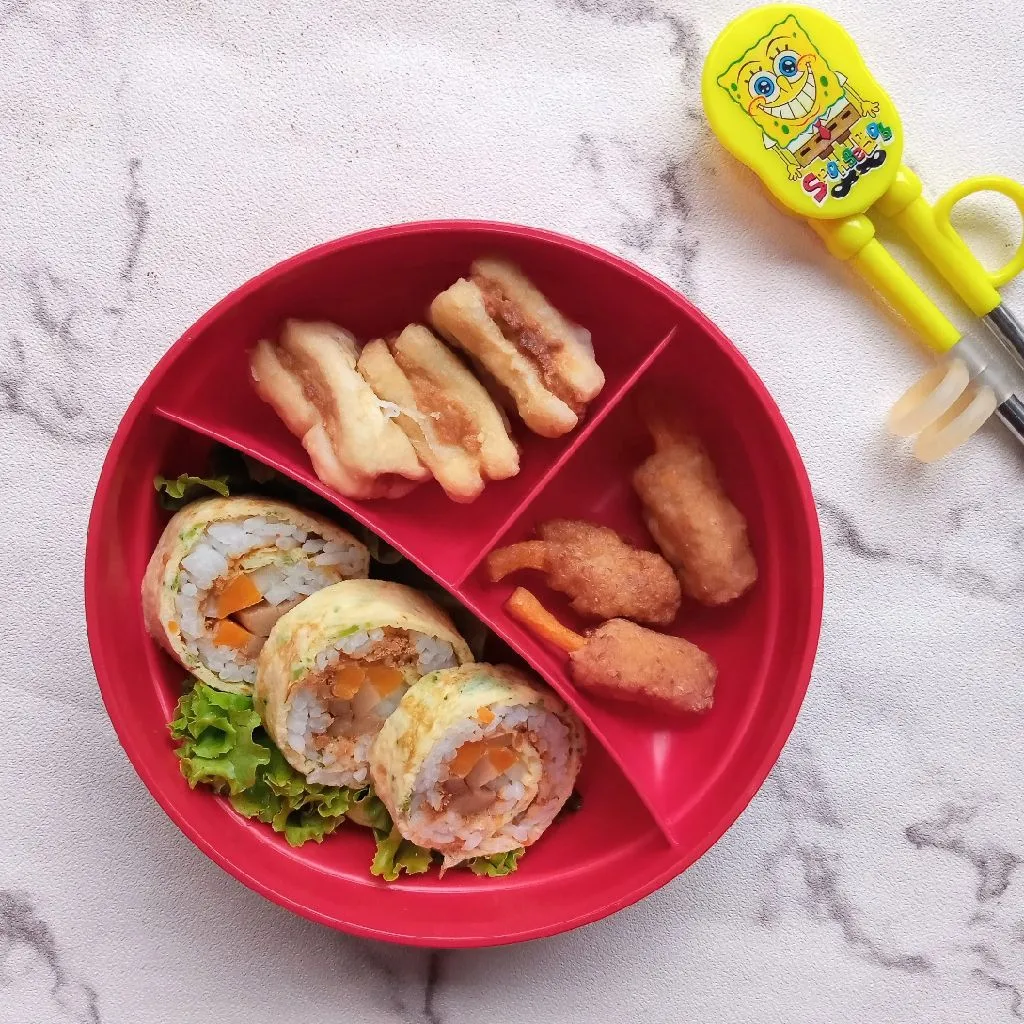 Resep Nasi Gulung Telur Isi Abon Sederhana Rumahan Di Yummy App