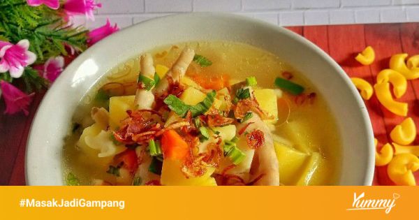 Resep Sop Ceker Sederhana Rumahan Di Yummy App