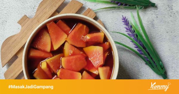 Resep Asinan Pepaya Sederhana Rumahan Di Yummy App