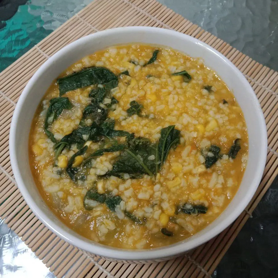 Resep Bubur Sayur Labu Putih Sederhana Rumahan di Yummy App