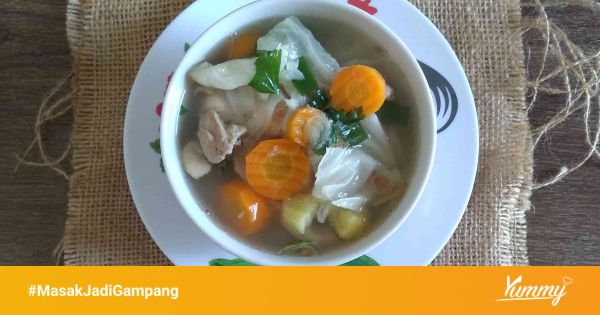 Resep Sup Ayam Wortel Kubis Sederhana Rumahan Di Yummy App