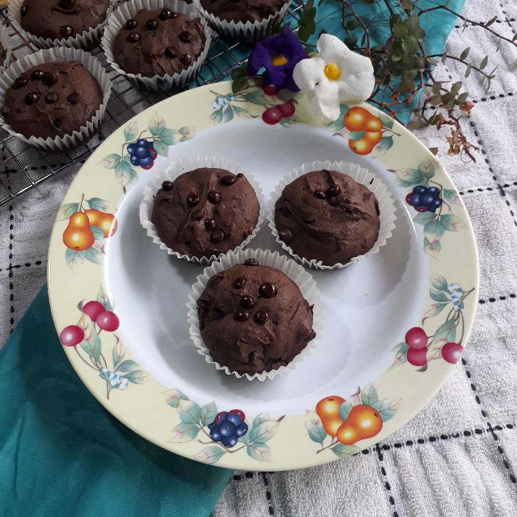 Resep Muffin Double Chocolate Sederhana Rumahan di Yummy App