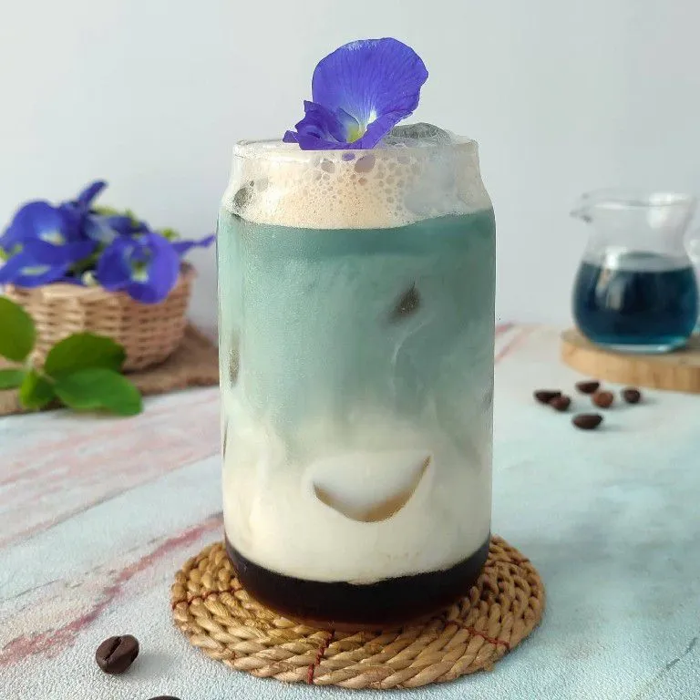 Resep Anchan Coffee (Kopi Biru) #KREASIKOPI Sederhana Rumahan di Yummy App