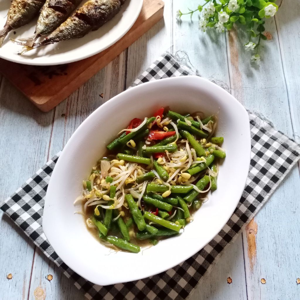 Resep Kacang Panjang Tauge Lada Hitam Sederhana Rumahan di Yummy App