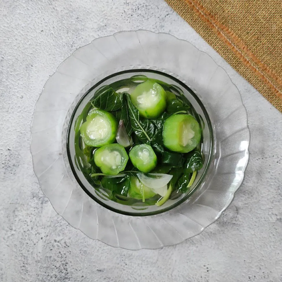 Resep Sayur Bening Bayam Gambas Sederhana Rumahan Di Yummy App