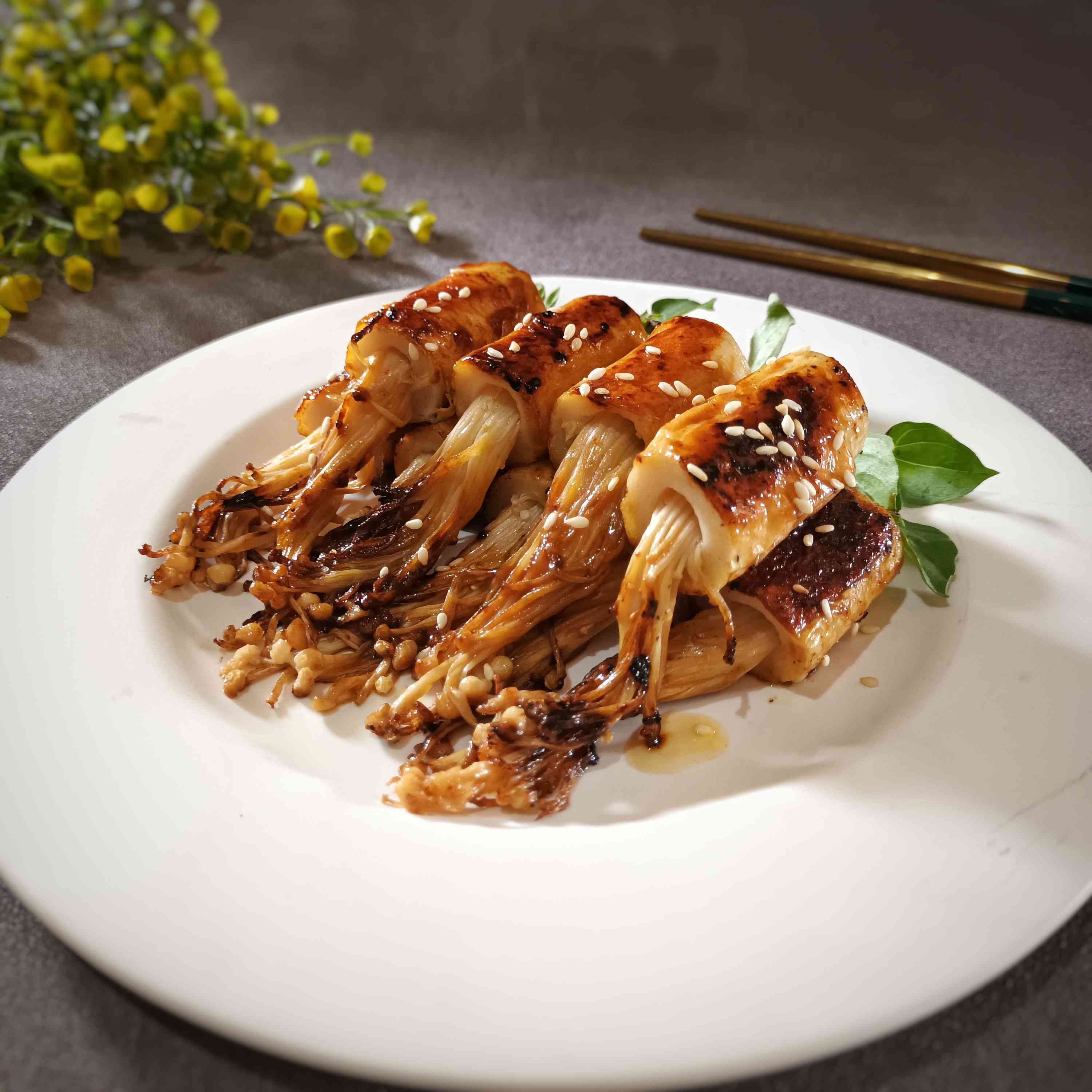 Resep Chikuwa Enoki Bakar Sederhana Rumahan di Yummy App