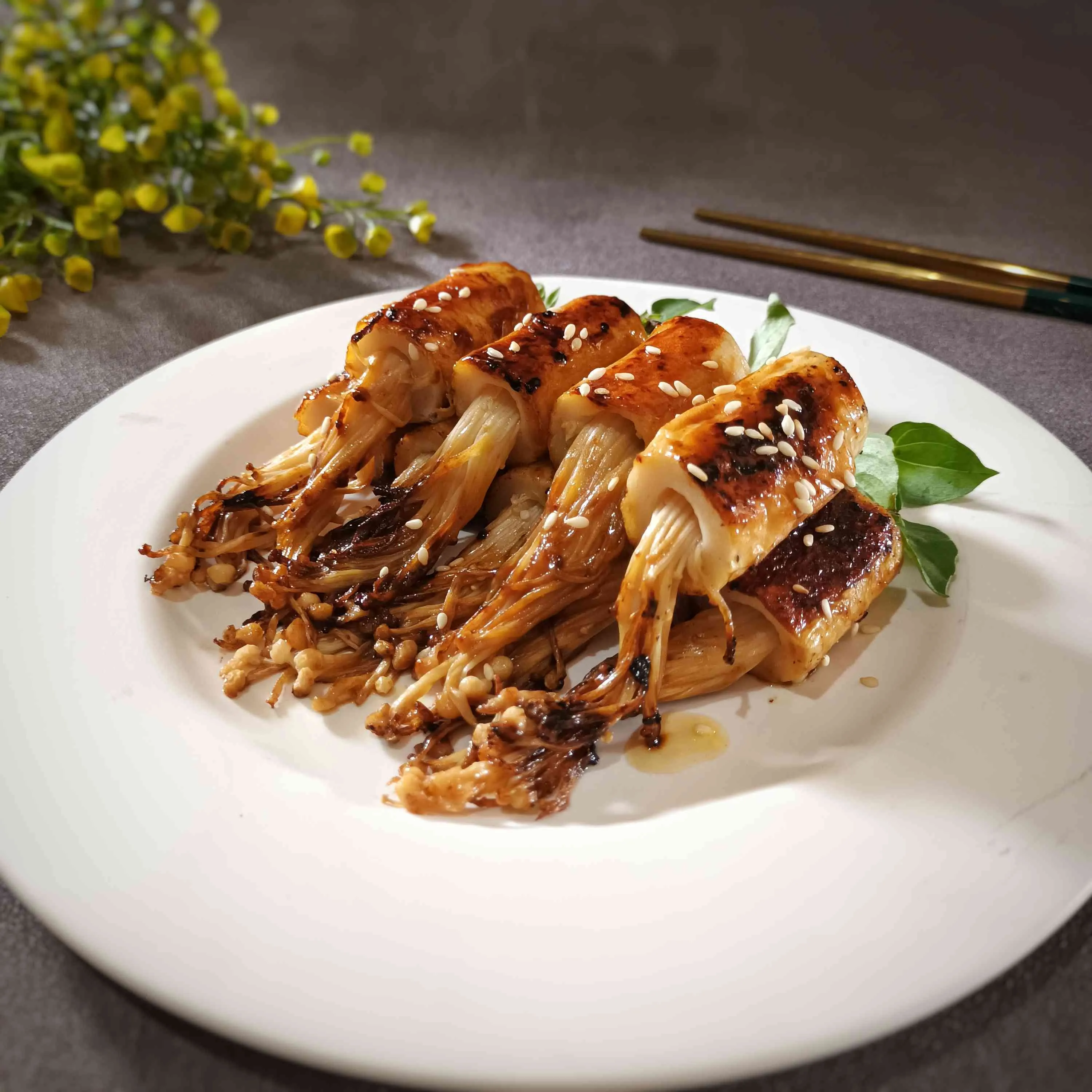 Resep Chikuwa Enoki Bakar Sederhana Rumahan di Yummy App