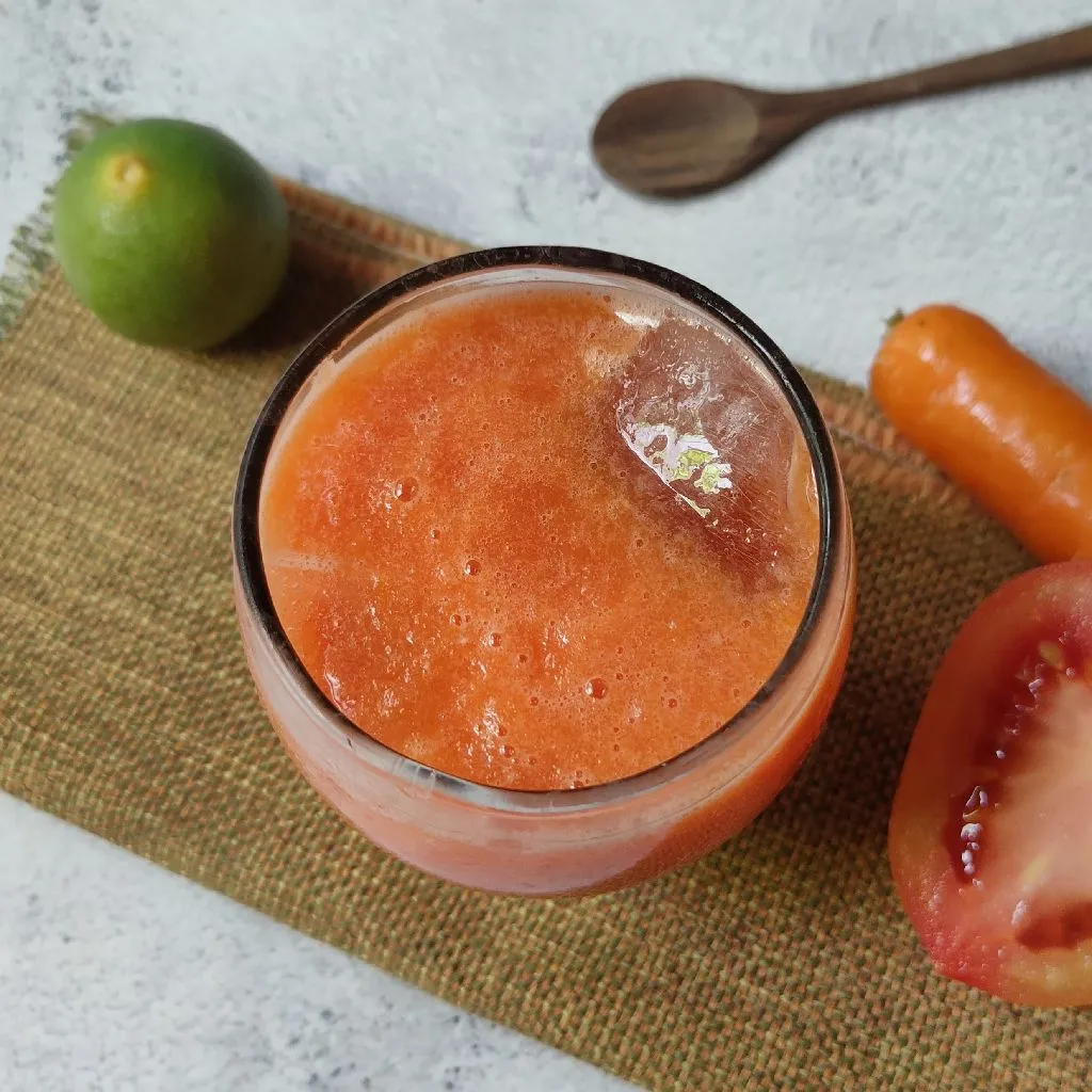 Resep Smoothies Wortel Tomat Jeruk Nipis Smoothiessobatyummy Sederhana