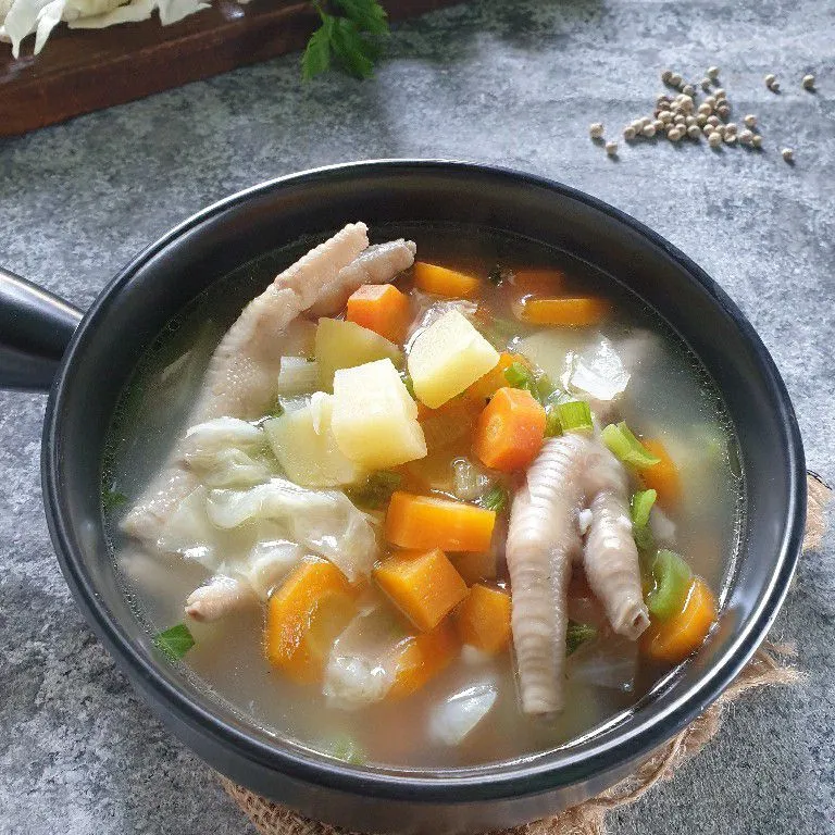 Resep Sayur Sop Ceker Ayam Sederhana Rumahan Di Yummy App