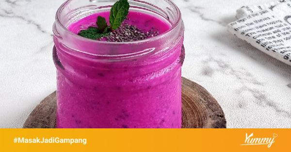Resep Dragon Fruit Smoothie Smoothiessobatyummy Sederhana Rumahan Di