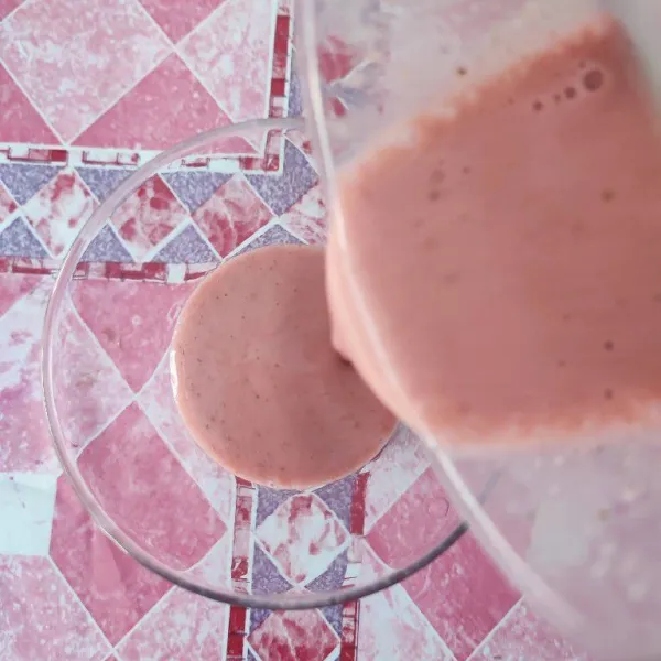 Resep Strawberry Almond Smoothies Smoothiessobatyummy Sederhana