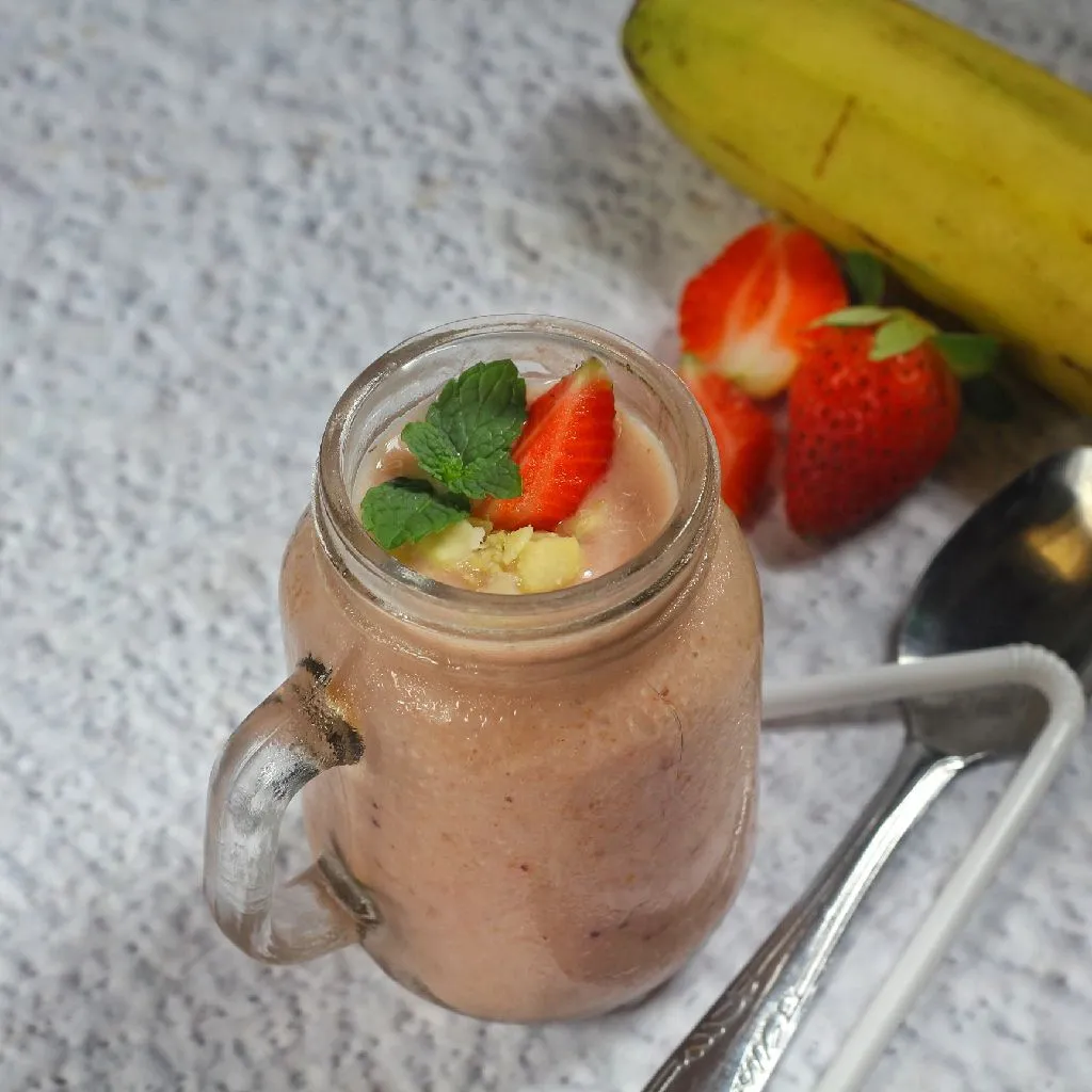 Resep Strawberry Smoothie Smoothiessobatyummy Sederhana Rumahan Di