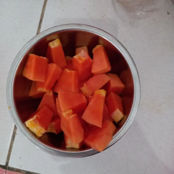 Resep Jus Pepaya Nanas Smoothiessobatyummy Sederhana Rumahan Di Yummy App