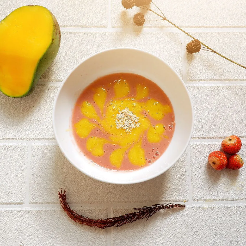 Resep Strawberry Mango Smoothie Smoothiessobatyummy Sederhana Rumahan