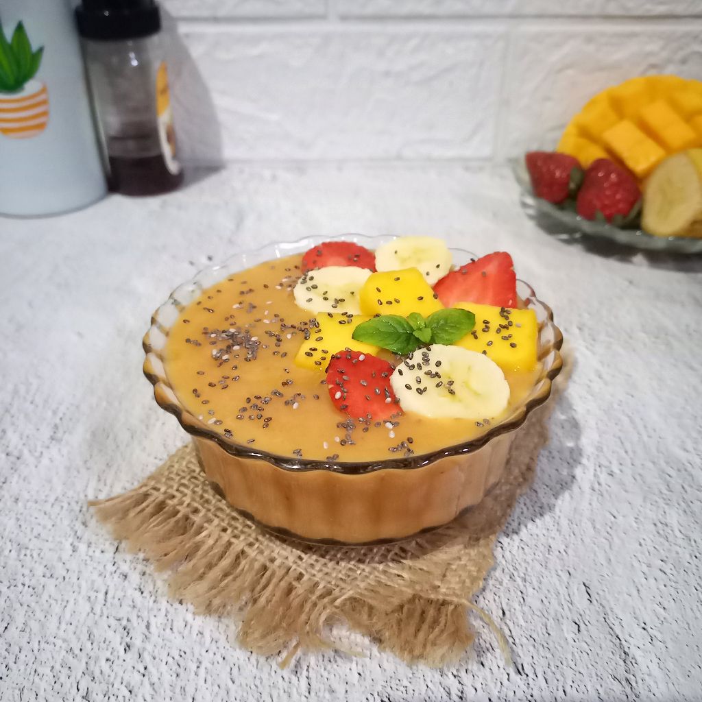 Resep Mango Strawberry Banana Smoothie Smoothiessobatyummy Sederhana