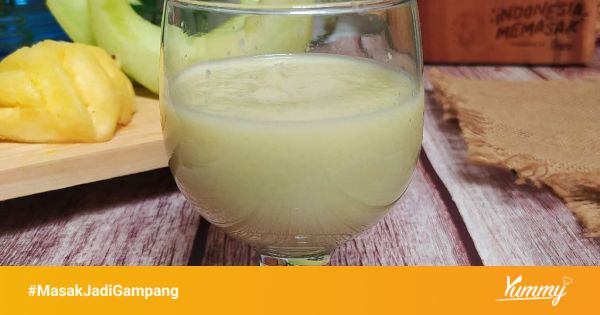 Resep Melon Nanas Smoothies Smoothiessobatyummy Sederhana Rumahan Di