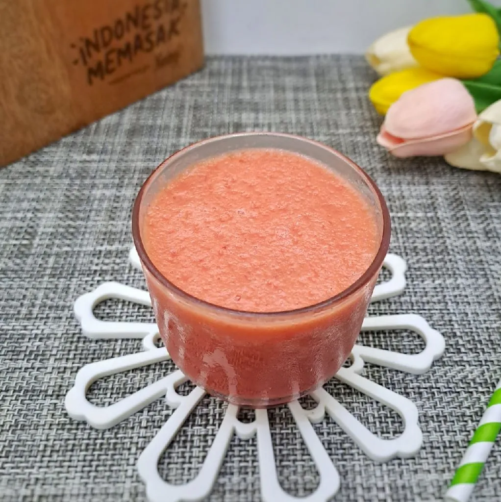 Resep Smoothies Semangka Apel Smoothiessobatyummy Sederhana Rumahan Di