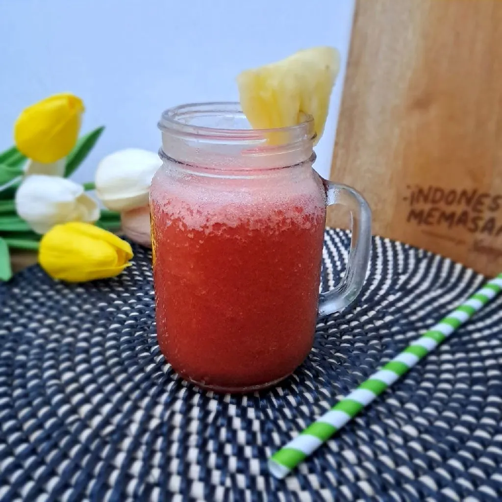 Resep Jus Semangka Nanas Sederhana Rumahan di Yummy App