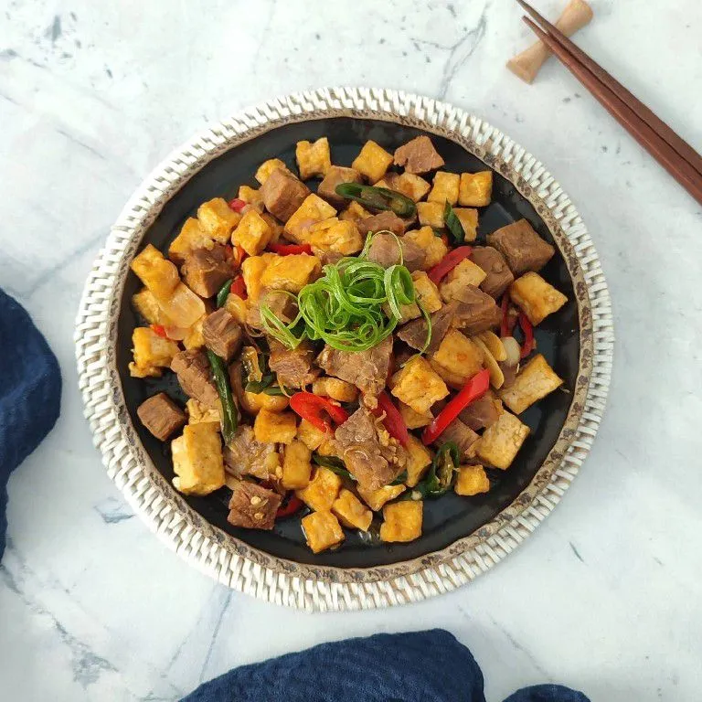 Resep Tumis Daging Tahu Goreng Sederhana Rumahan di Yummy App