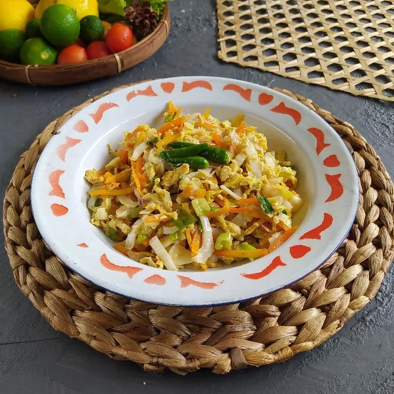 Resep Orak Arik Sawi Telur Sederhana Rumahan Di Yummy App