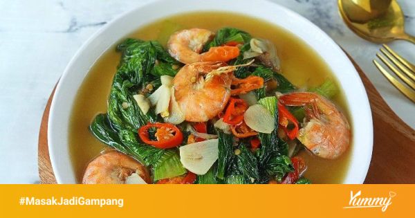 Resep Tumis Pokcoy Udang Sederhana Rumahan Di Yummy App