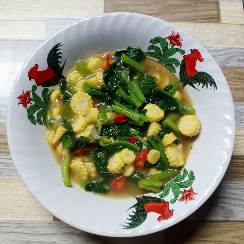 Resep Tumis Sawi Hijau Putren Lada Hitam Sederhana Rumahan di Yummy App