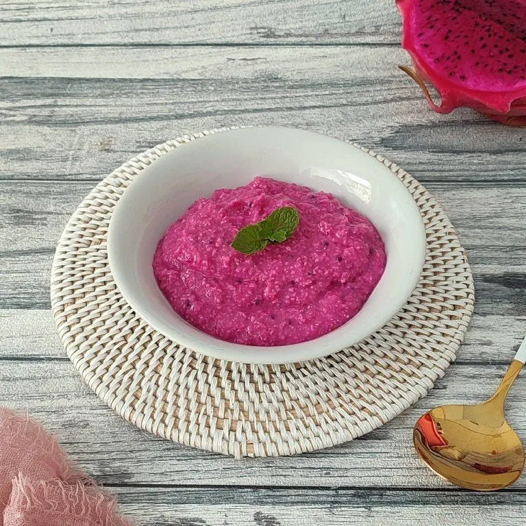 Resep Bubur Oat Buah Naga Mpasi 12 Sederhana Rumahan Di Yummy App