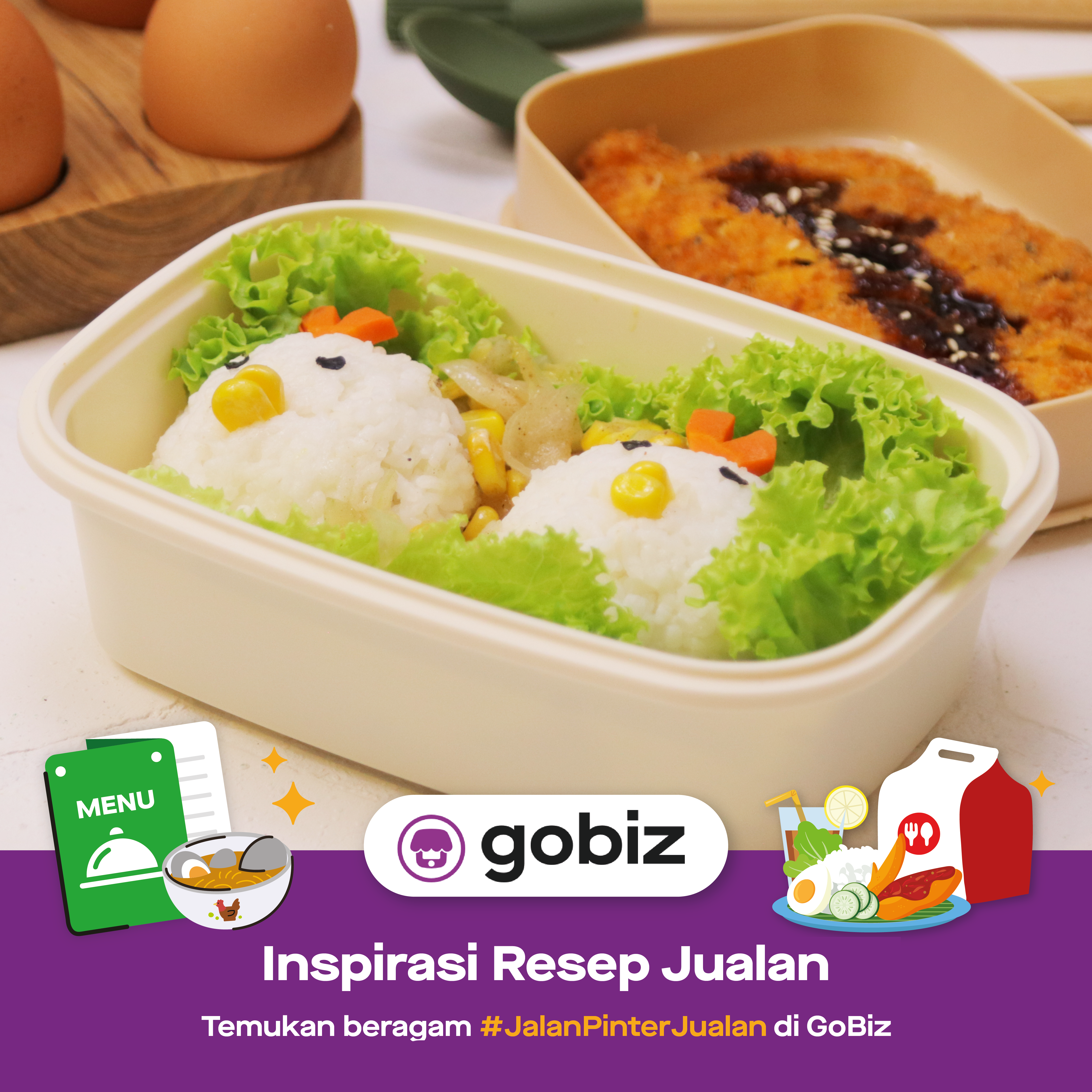 Resep Chicken Katsu Bento Box Sederhana Rumahan di Yummy App