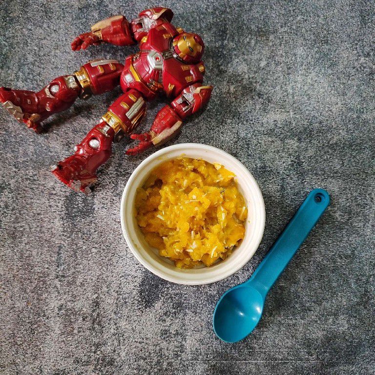 Resep MPASI 8+ Pure Labu Kuning Keju Sederhana Rumahan di Yummy App