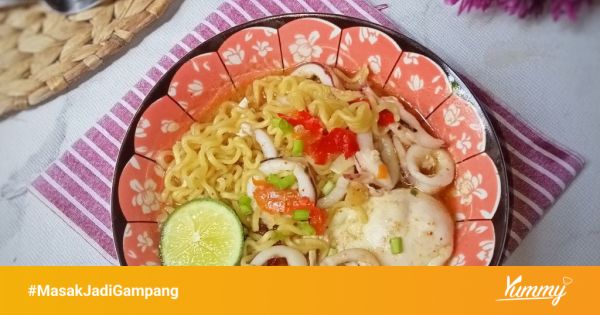 Resep Mie Instan Dan Cumi Kuah Seblak Sederhana Rumahan Di Yummy App