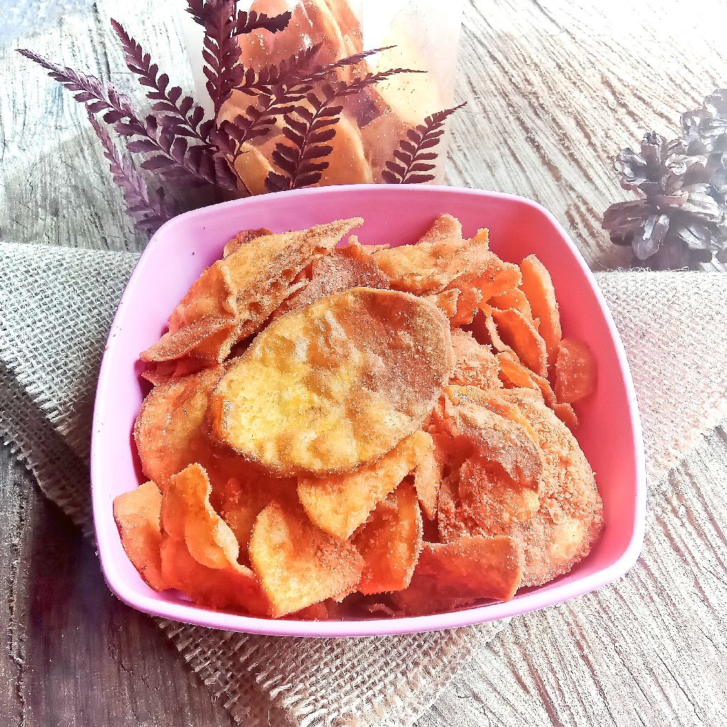 Resep Keripik Ubi Jalar Rasa Balado Sederhana Rumahan di Yummy App