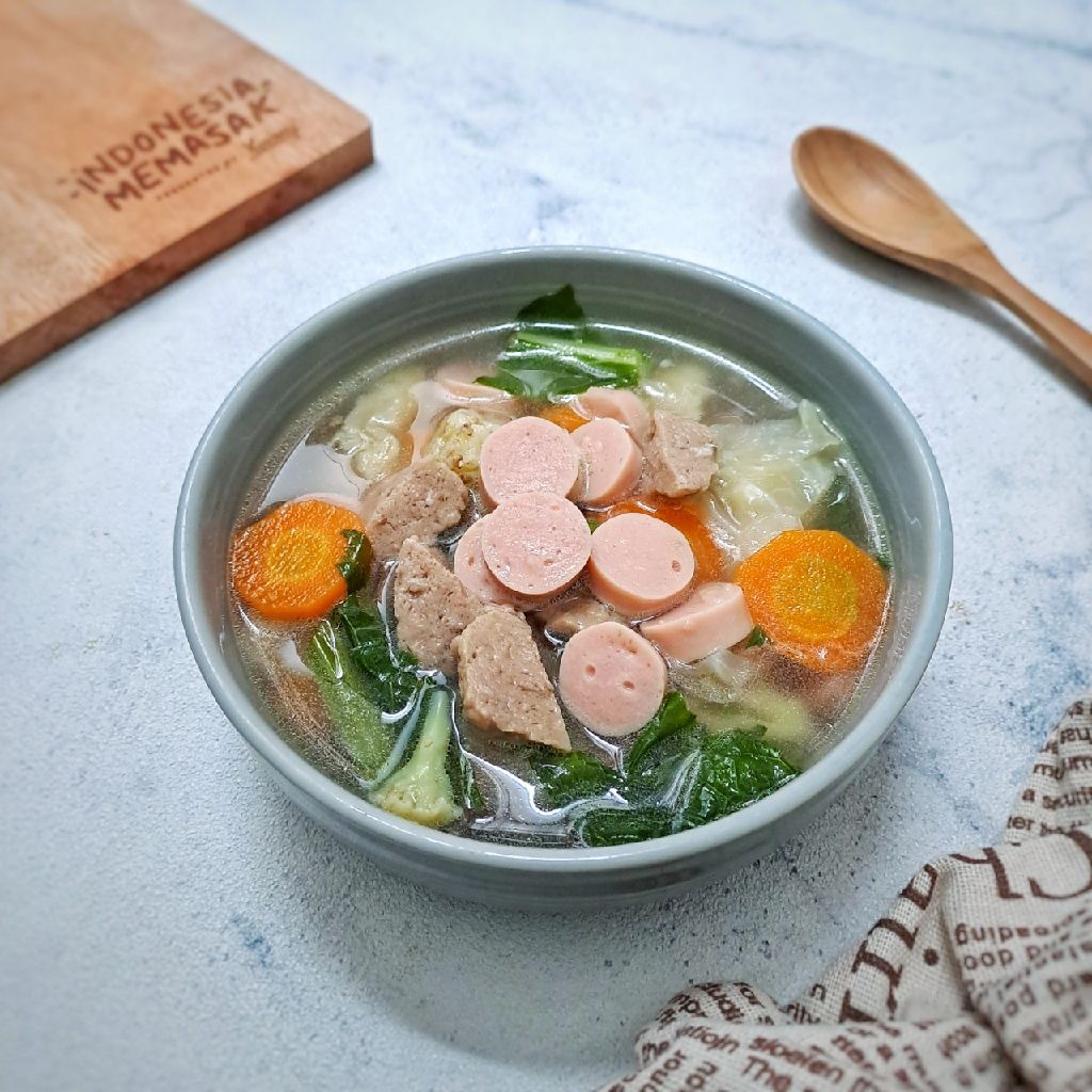 Resep Sop Rempah Bakso Sosis Sederhana Rumahan di Yummy App