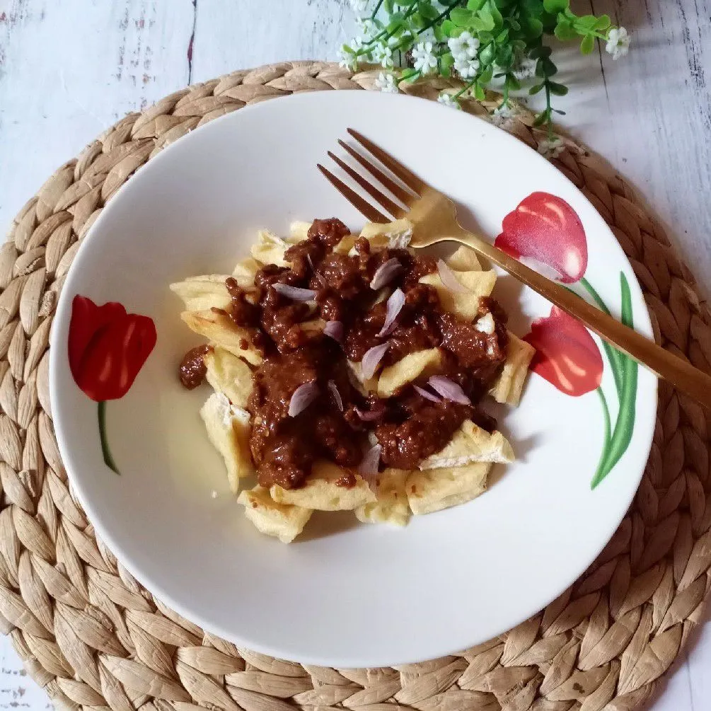 Resep Tahu Gunting Sambal Kacang Sederhana Rumahan Di Yummy App