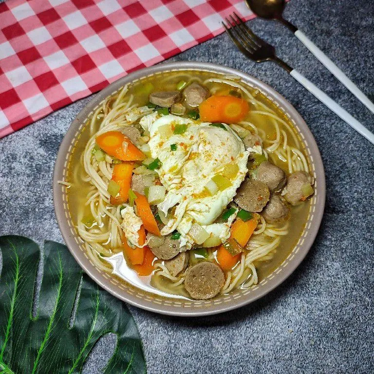 Resep Spaghetti Rebus Kuah Kaldu Udang Sederhana Rumahan Di Yummy App