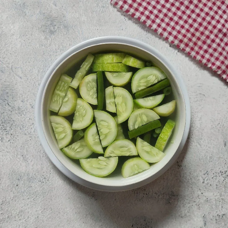 Resep Sayur Bening Timun Kacang Panjang Sederhana Rumahan Dari Ratna