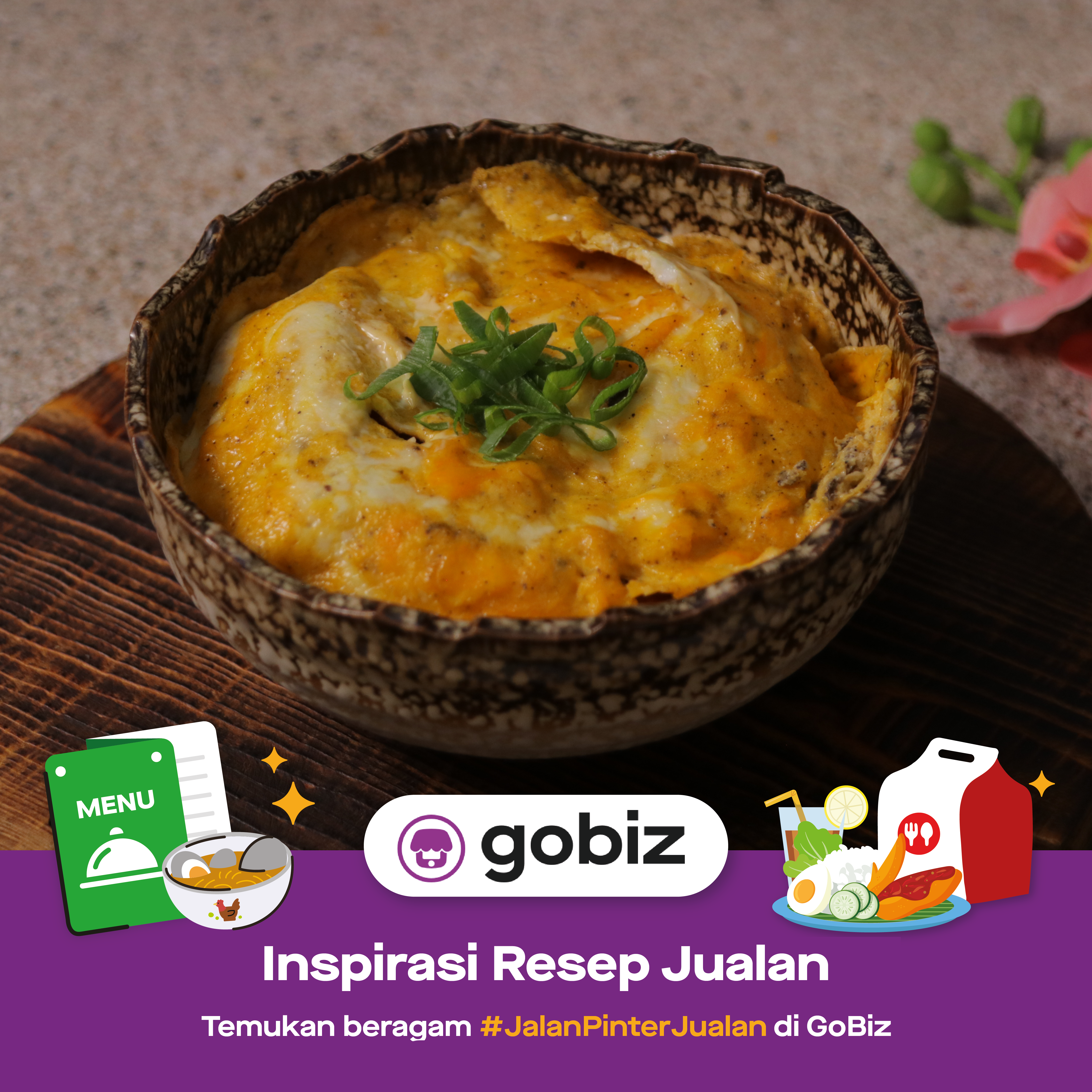 Resep Nasi Telur Burger Mayo Sederhana Rumahan di Yummy App