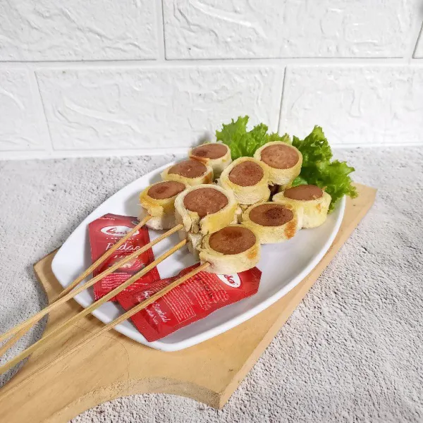 Resep Sate Sosis Roti Tawar Sederhana Rumahan di Yummy App