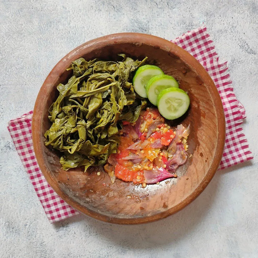 Resep Daun Singkong Sambal Bawang Sederhana Rumahan Di Yummy App