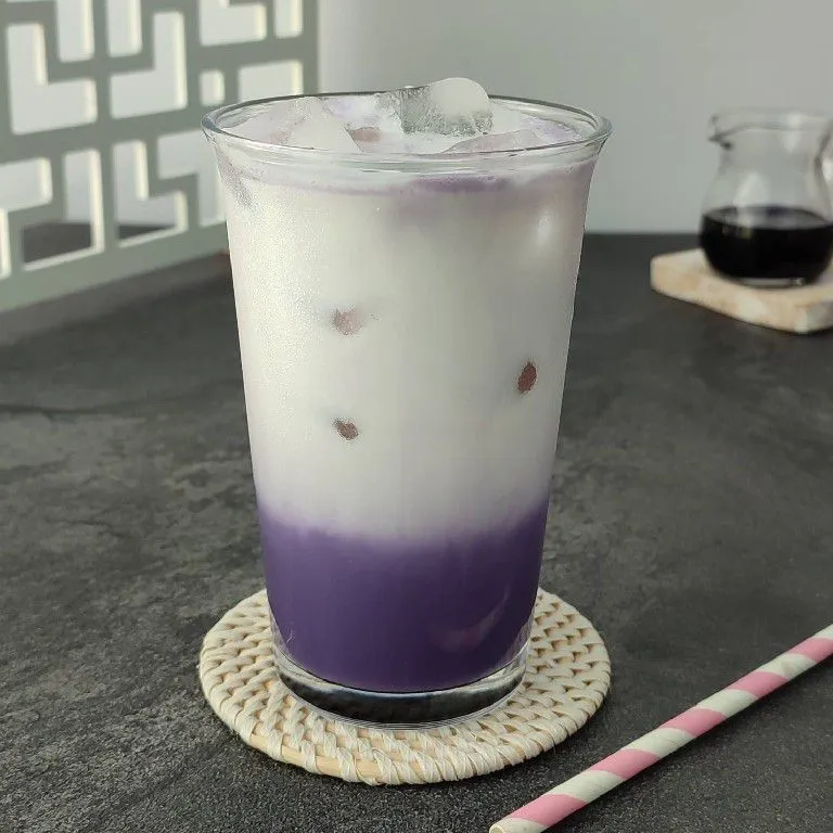 Resep Taro Latte Iced Sederhana Rumahan di Yummy App