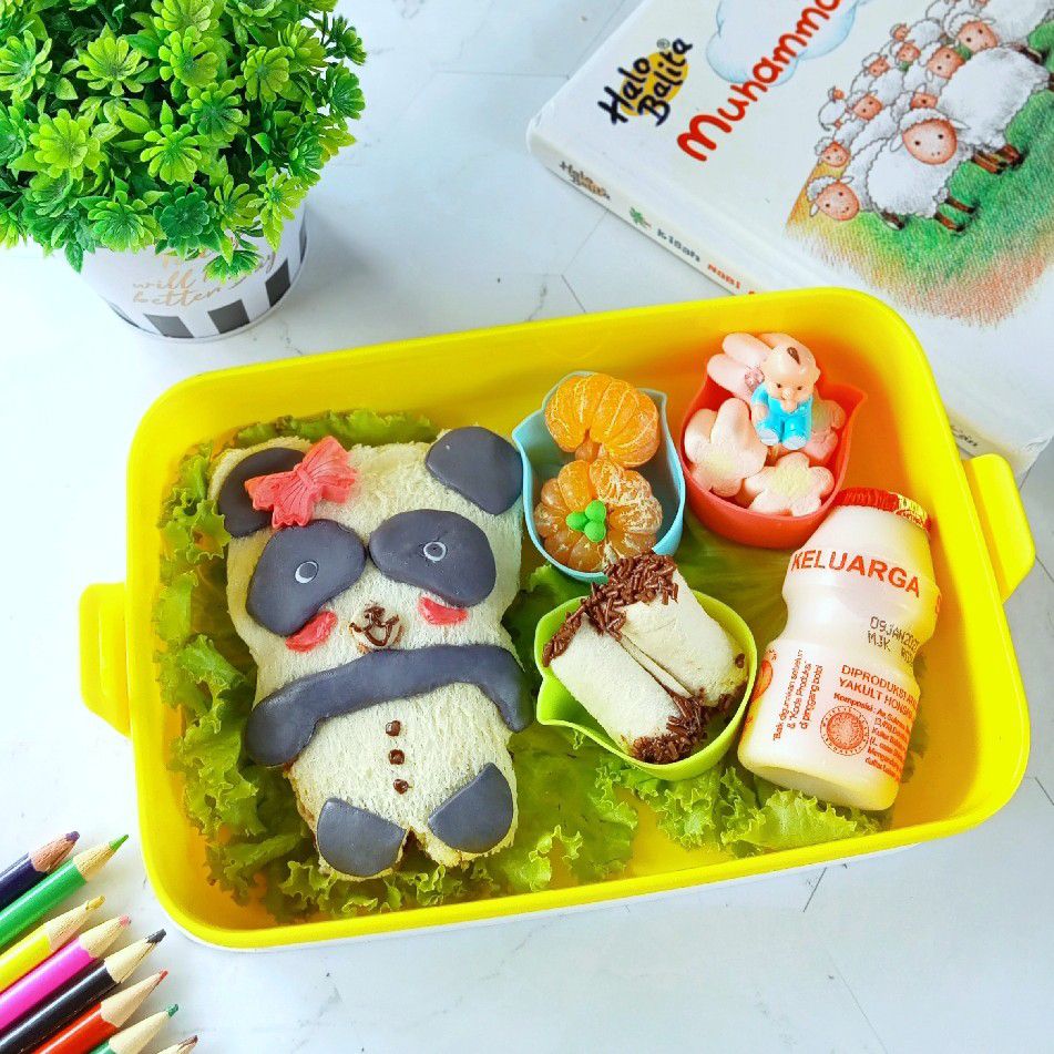 Resep Bekal Anak Roti Pisang Karakter Sederhana Rumahan di Yummy App