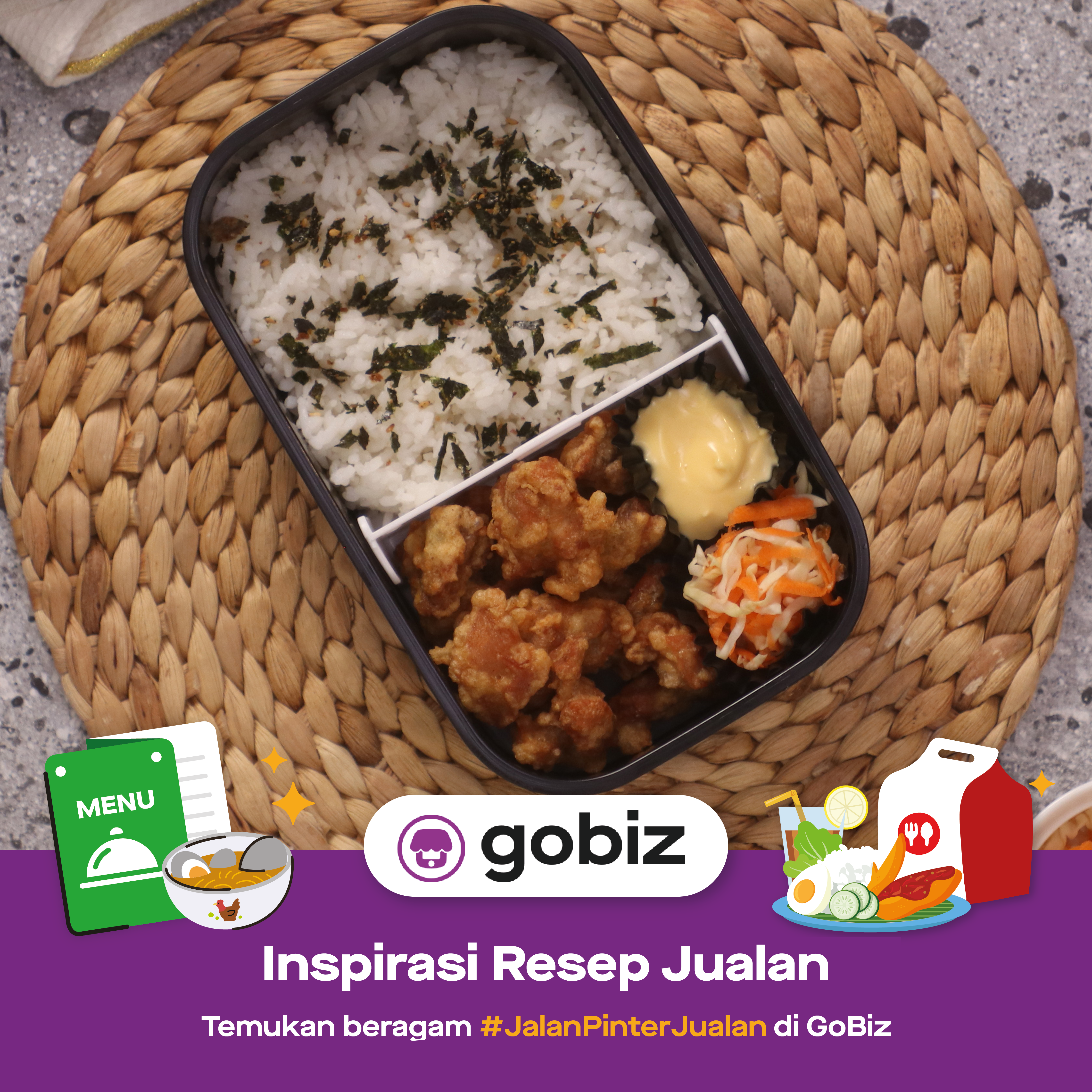 Resep Chicken Karage Bento Sederhana Rumahan di Yummy App